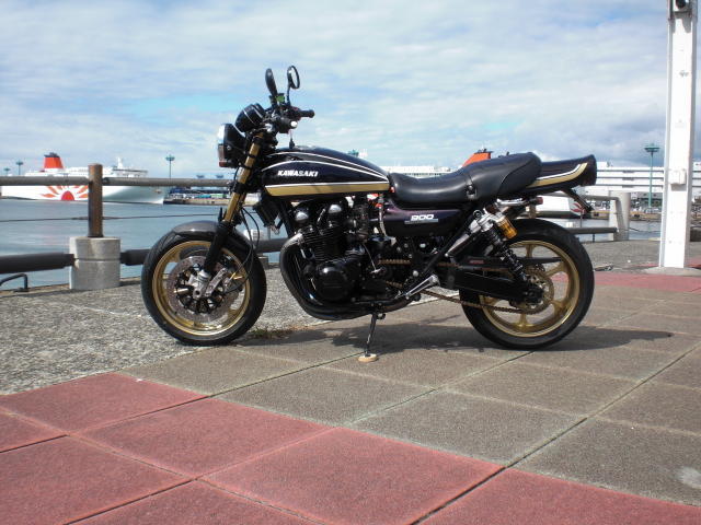 車検元戻し後のチェックとフロントパット慣らし！: Z1＆KZ1000R-Ⅱ カスタム＆メンテナンス