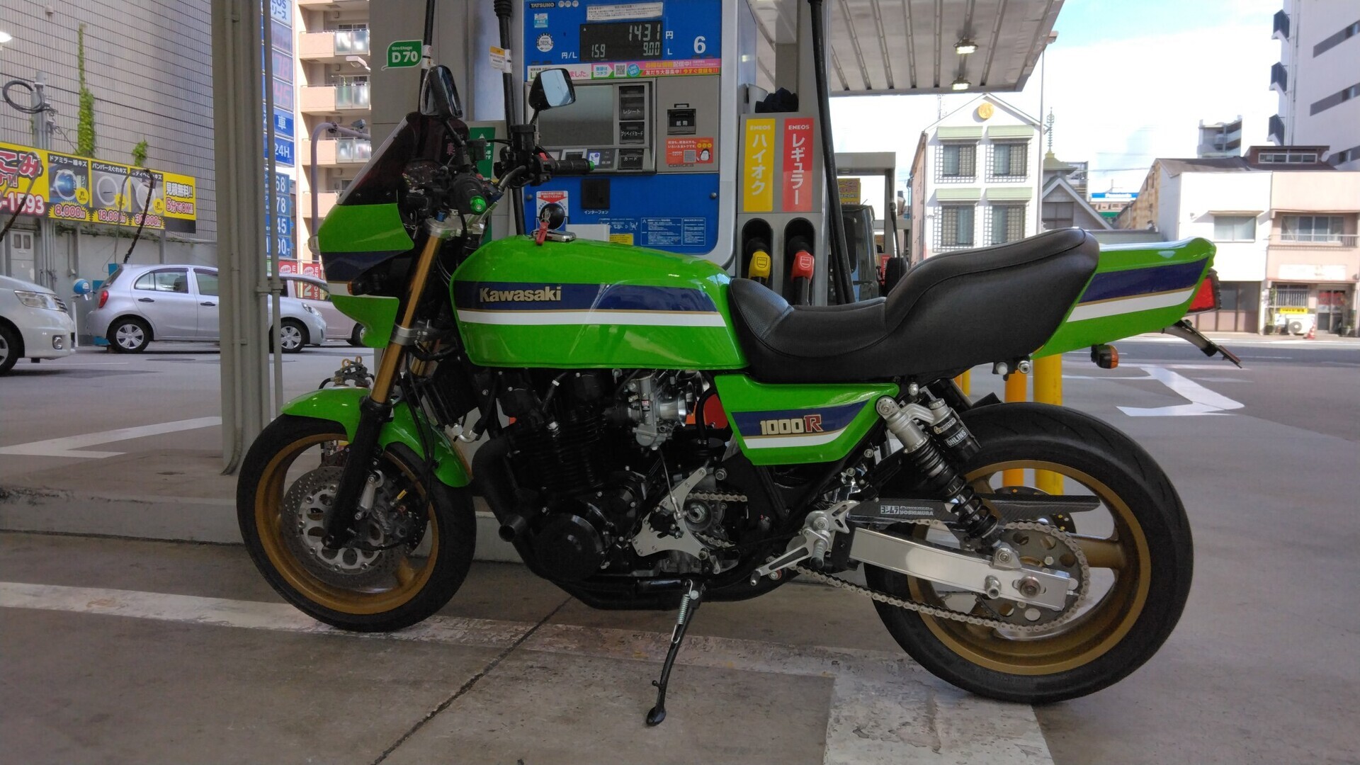 KZ1000-RⅡ サイドスタンドテイクⅣとワンコとお出かけ・・: Z1＆KZ1000R-Ⅱ カスタム＆メンテナンス